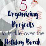 5 Holiday Break Organizing Projects to Tackle for a Quick Organizing Win