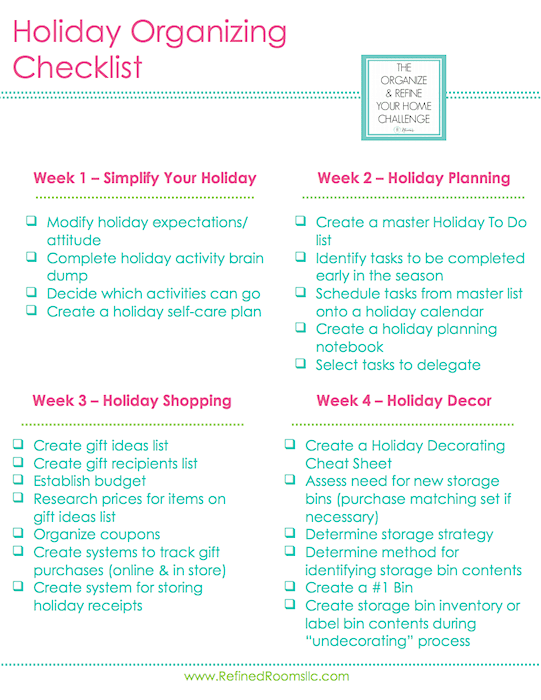 3 Ways to Simplify The Holidays {+ Free Printable Worksheets}