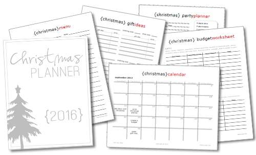 PLAN YOUR HOLIDAY LIKE A PRO {+ FREE PRINTABLES}