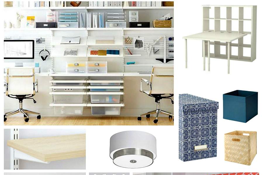 One Room Challenge Week 1: Modern Homework/Craft Room Plan